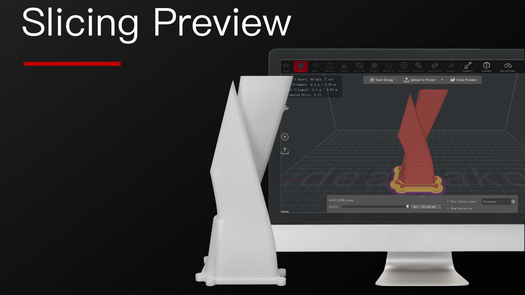 ideaMaker Features Review: Slicing Preview | ideaMaker profile