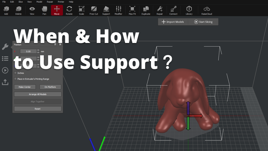 When and How to Use Support? | ideaMaker profile